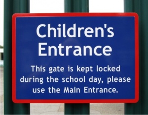 General School Notice Signs - Existing Mounted - Signs 4 Schools